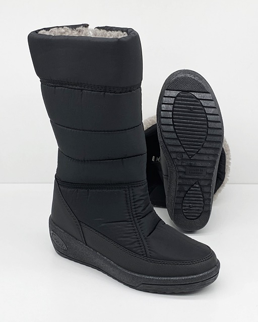 Kozaki na koturnie śniegowce KREDO 1441 czarne, tęgość K > Kozaki na ...